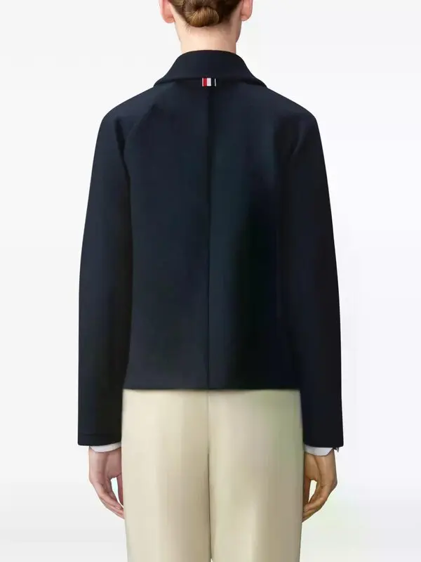 Thom Browne Double-face Jacquard Jacket - Blue