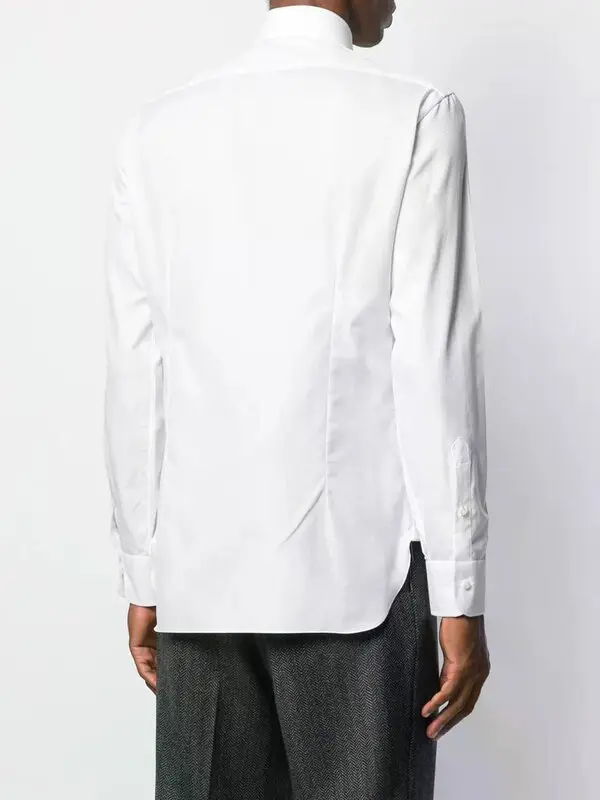 BARBA NAPOLI Pointed Collar Relaxed-fit Shirt