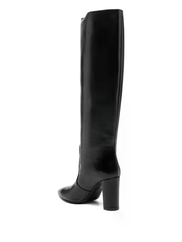 VIA ROMA 15 85mm Leather Knee-high Boots