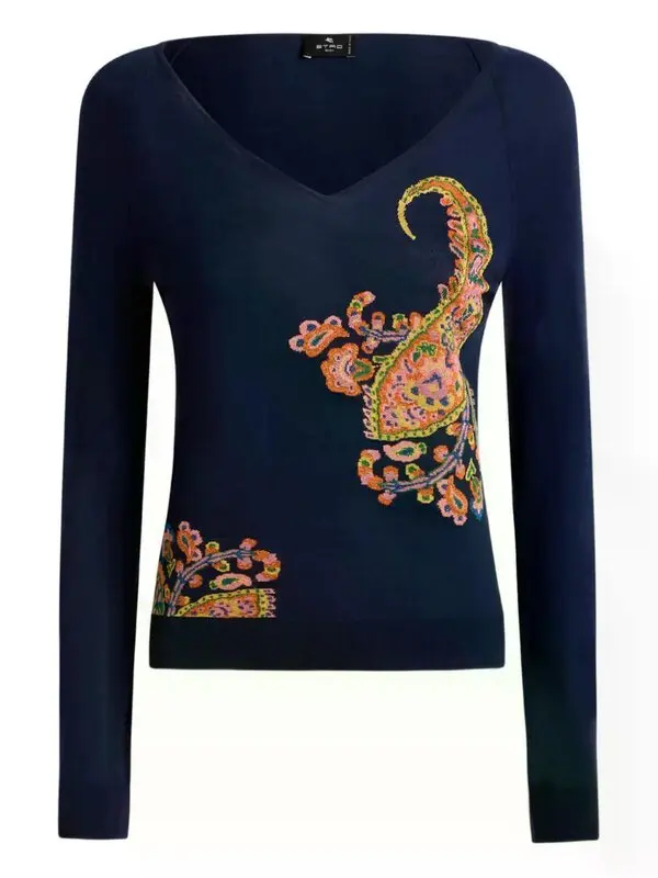 Etro Jacquard Inlay Top