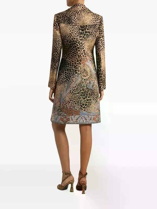 Etro Jacquard Double-breasted Coat