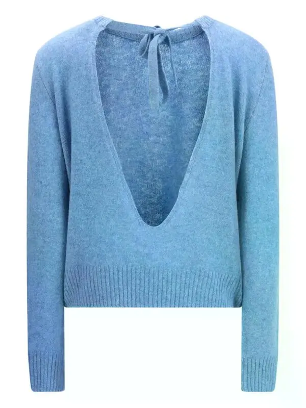 Marni Crew-neck Sweater With Open-back Detail