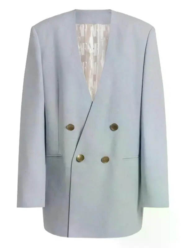 Alberta Ferretti Double-breasted Jacket - Blue