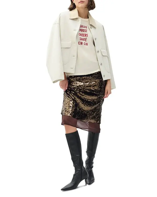 Rag & Bone Cheers Tee - Ivory