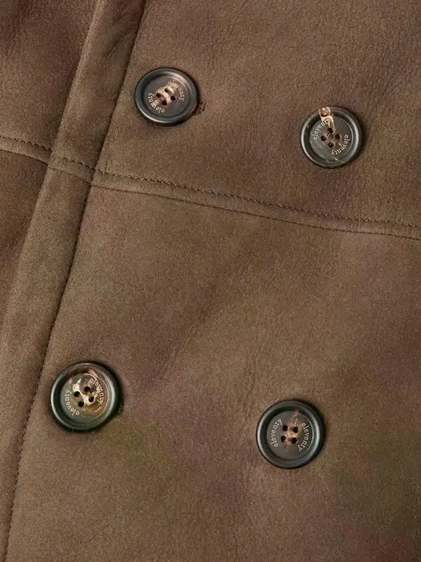 Eleventy Shearling Button Jacket