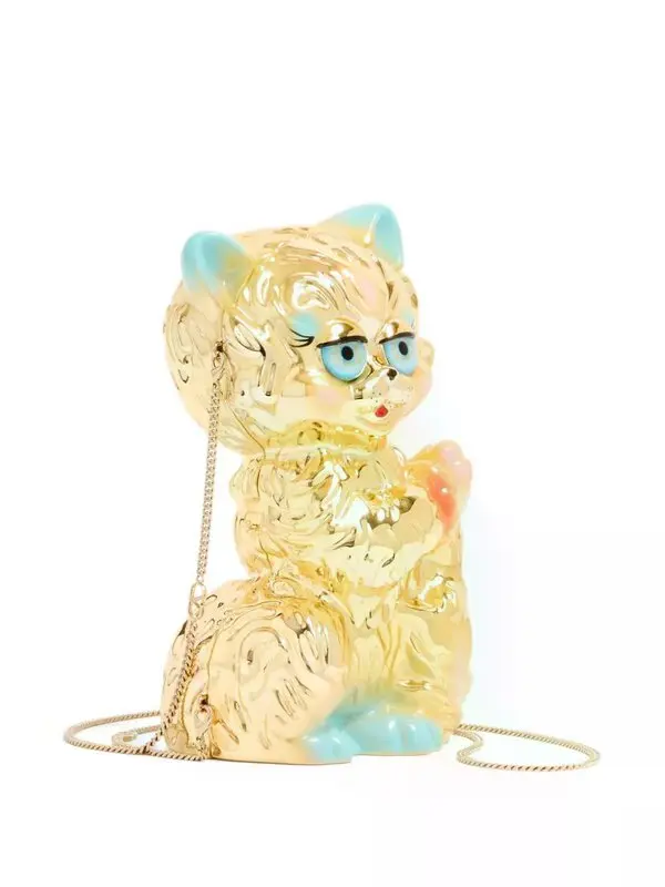 Valentino Garavani Le Chat De La Maison Clutch - Gold