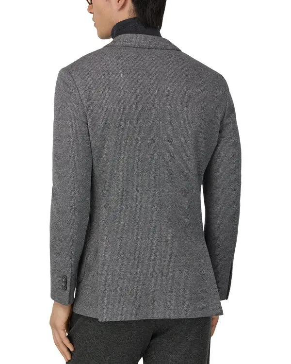 Boggi Milano Regular Fit Micro Texture Blazer