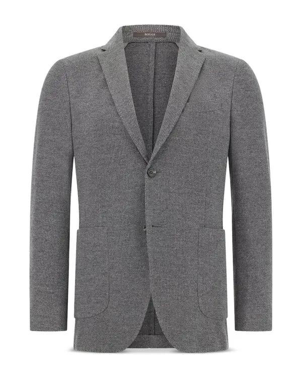 Boggi Milano Regular Fit Micro Texture Blazer