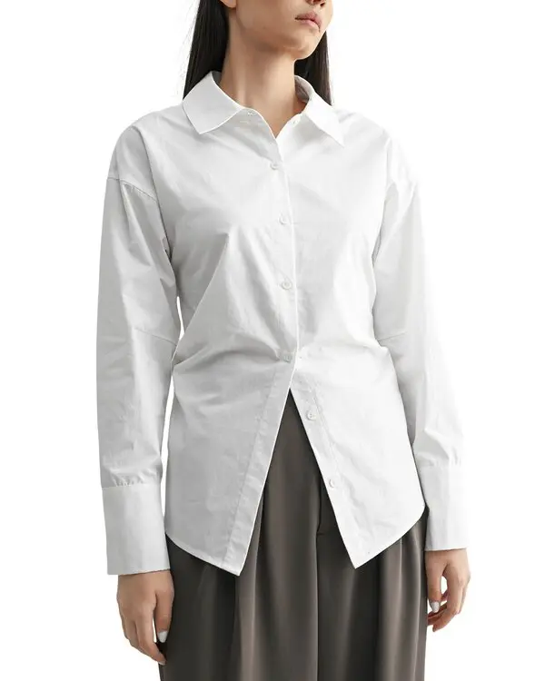 LUVEE Mable Back Tie Long Sleeve Shirt