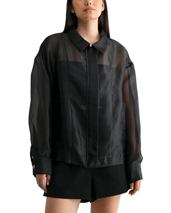LUVEE Oversized Organza Jacket
