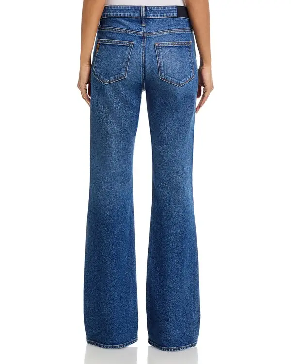 Paige Sofia Mid Rise Flare Jeans