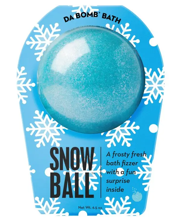 DA BOMB Snowball Frosty Fresh Fragrant Bath Fizzer - No Color