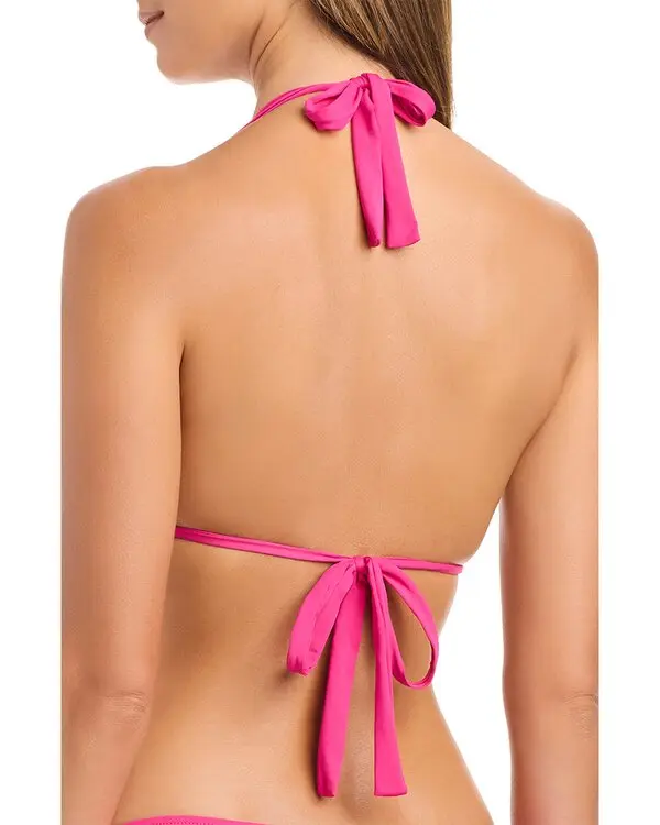 Bleu Rod Beattie Triangle Bikini Top - Pink Punch