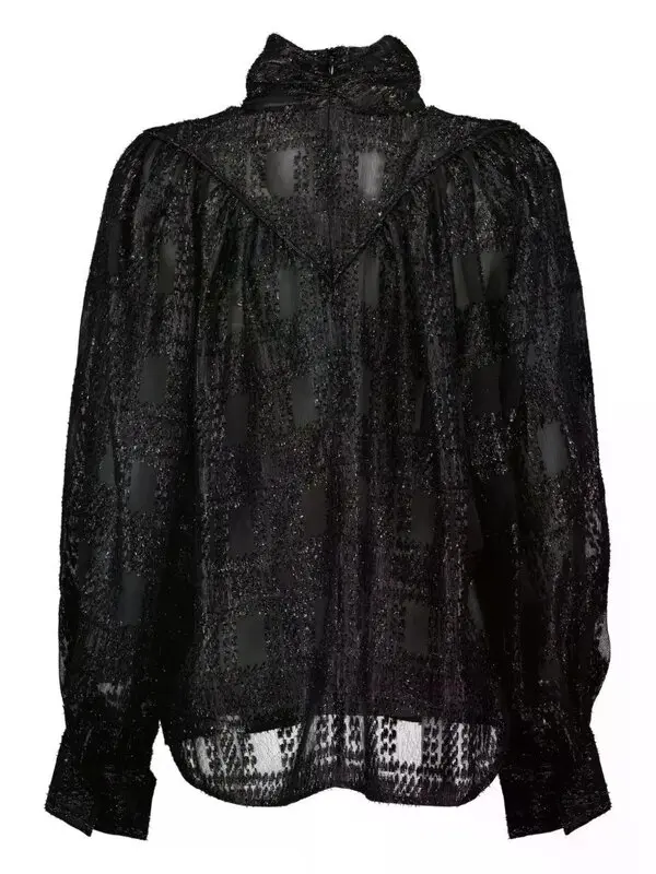 IRO PARIS Embellished Turtleneck Blouse