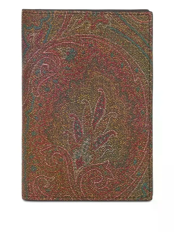Etro Arnica Paisley Passport Case