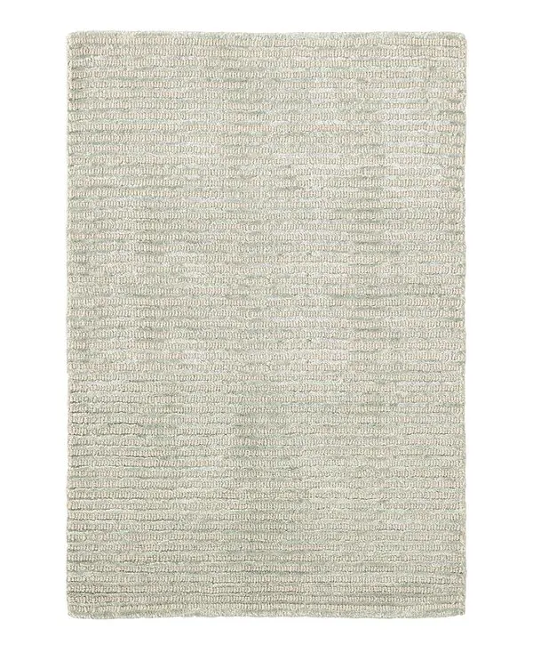 DASH & ALBERT Dash Albert Annie Selke Rda244 Cut Stripe Area Rug, 5'0x8'0 - Mint/ivory