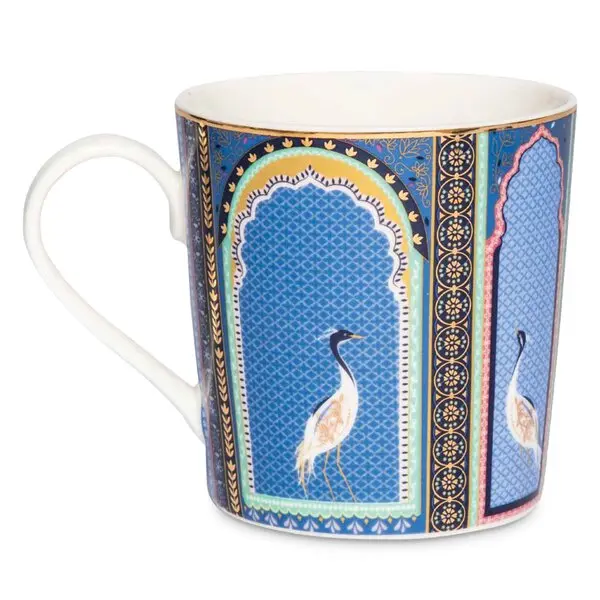 PORTMEIRION Sara Miller India Assorted Mugs, Set Of 4
