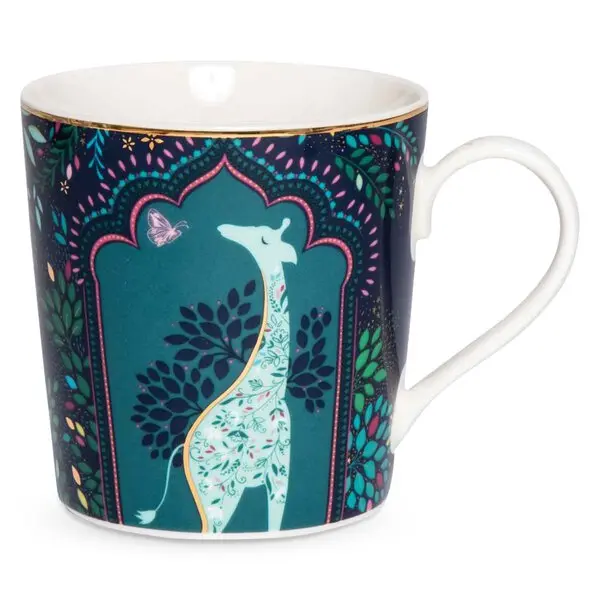 PORTMEIRION Sara Miller India Assorted Mugs, Set Of 4