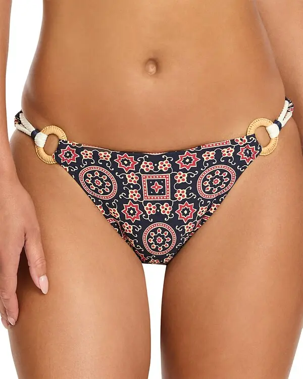 Robin Piccone Maggy Ring Detail Bikini Bottom - Multi