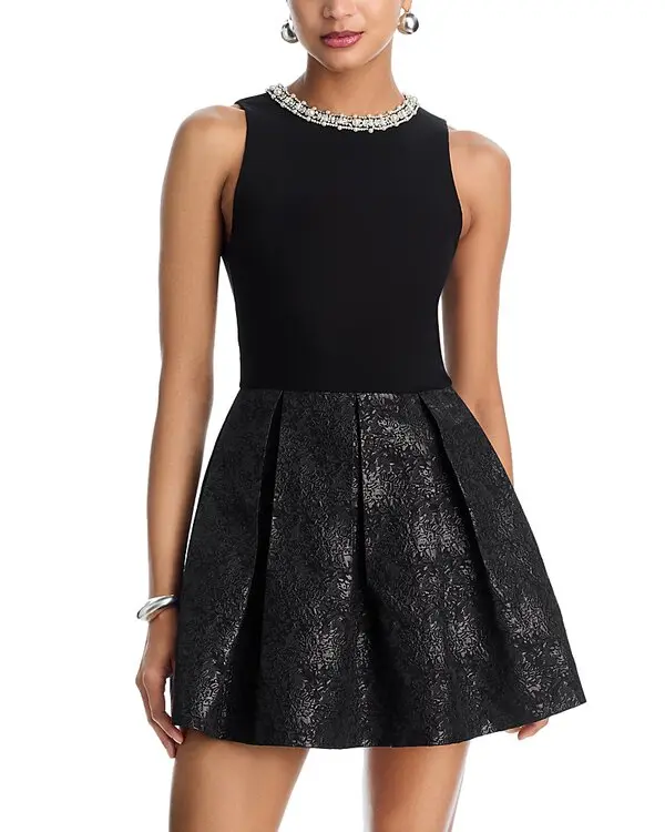 black dkny dress Donna Karan Women's Sleeveless Midi Ruched Dress in Black main image 1