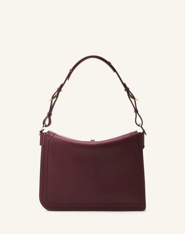 LANVIN Asymmetrical Leather Bag - Bacchus