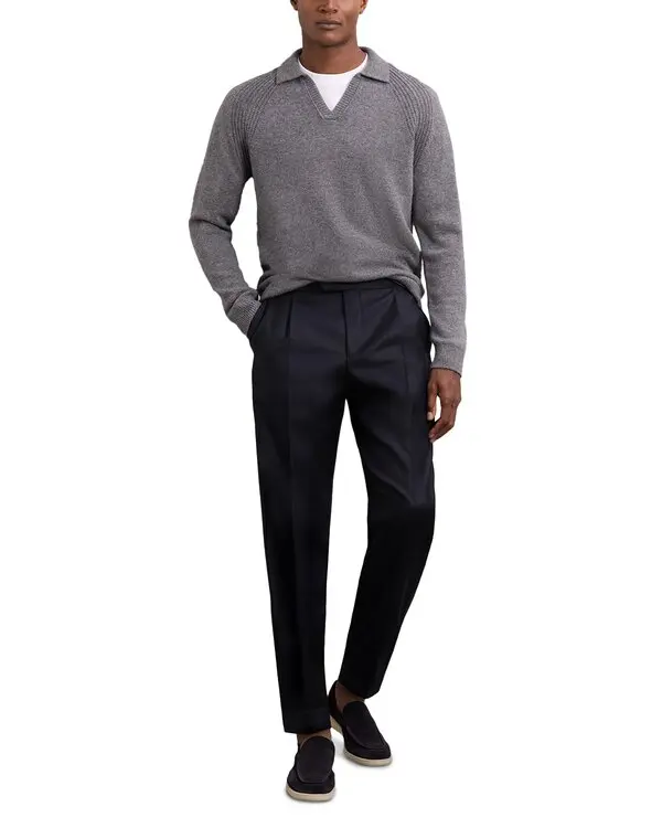 REISS Side Adjuster Tapered Trousers