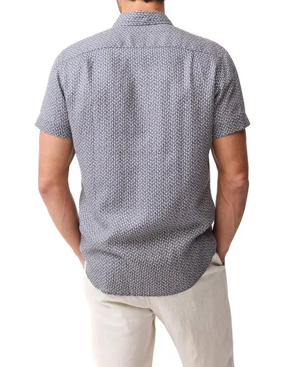 Rodd & Gunn Featherson Sports Fit Shirt - Bluestone