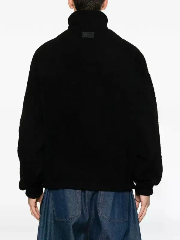 LC23 Zip-detail High Neck Sweatshirt