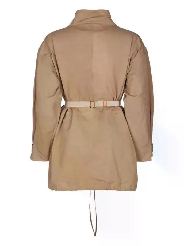 Prada Belted Half-zip Coat
