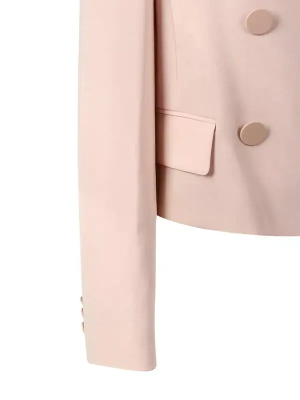 Max Mara Caprera Double-breasted Jacket - Pink
