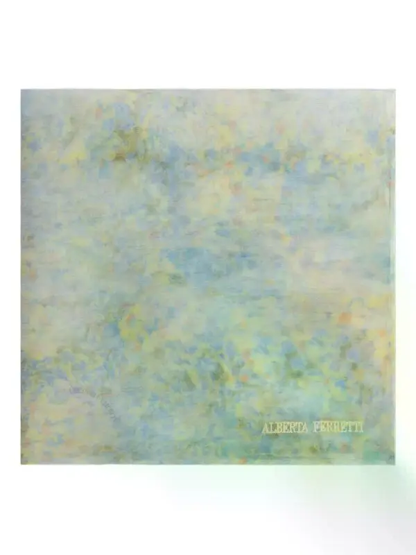 Alberta Ferretti Floral Silk Scarf