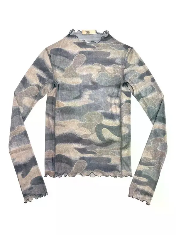 KNWLS Camouflage-print Top