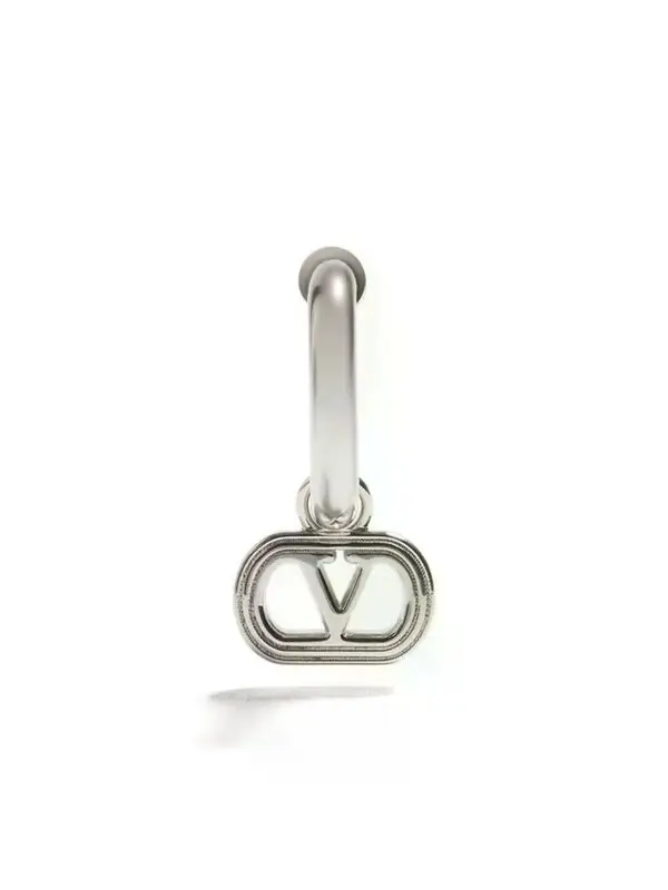 Valentino Garavani Ovalette Single Earring - Silver