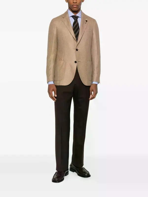 LARDINI Buttoned Panama Jacket