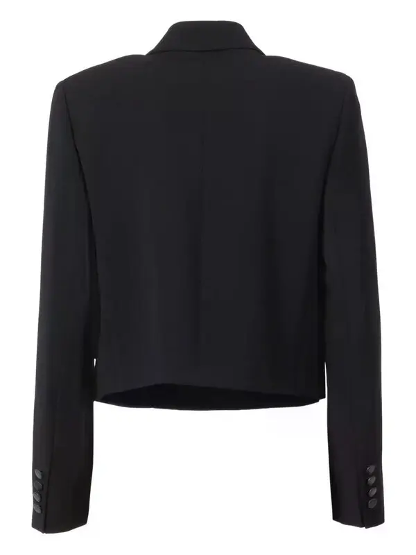 Max Mara Caprera Button Jacket - Black