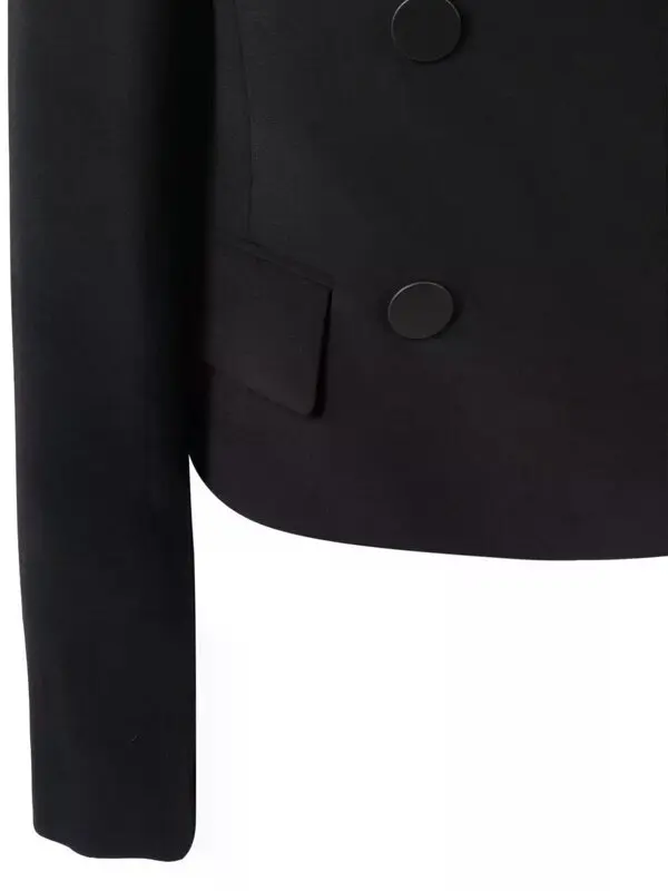 Max Mara Caprera Button Jacket - Black