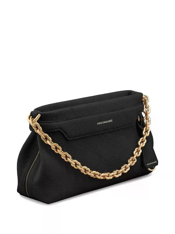 MAISON DE SABRE The Palais Soirée Leather Shoulder Bag - Black
