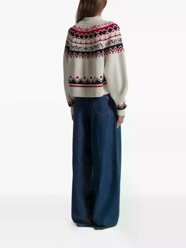 Alberta Ferretti Logo-detail Jeans