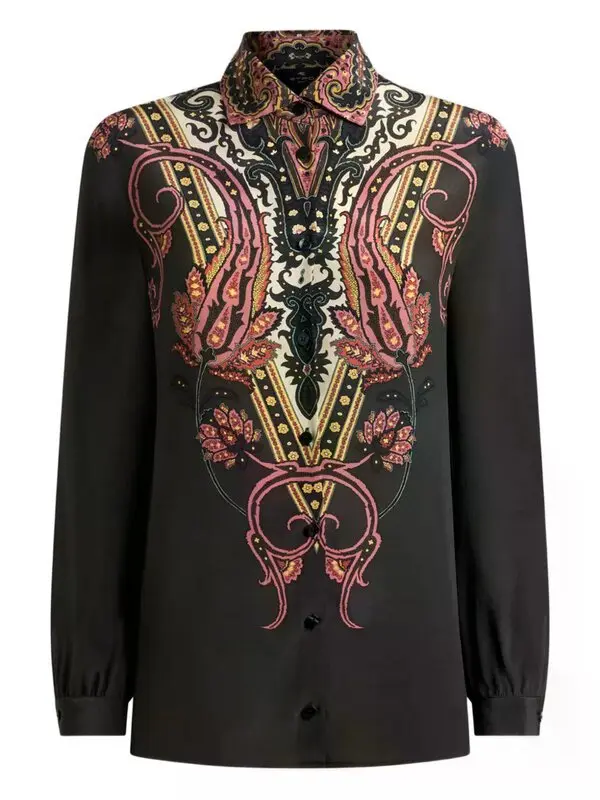 Etro Paisley-print Silk Shirt