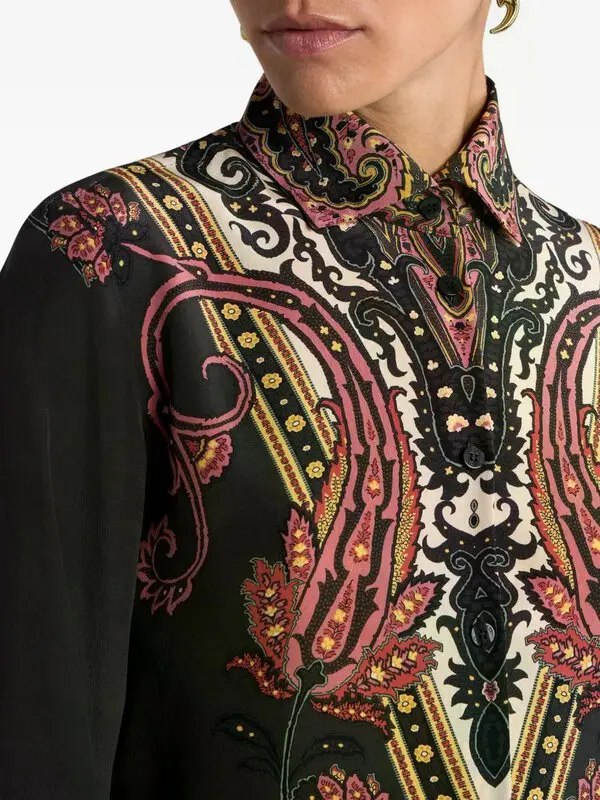 Etro Paisley-print Silk Shirt