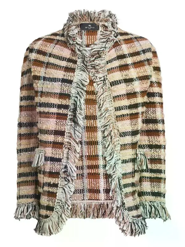 Etro Grid-motif Jacket