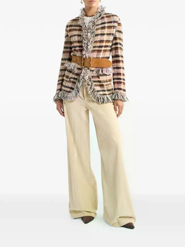 Etro Grid-motif Jacket