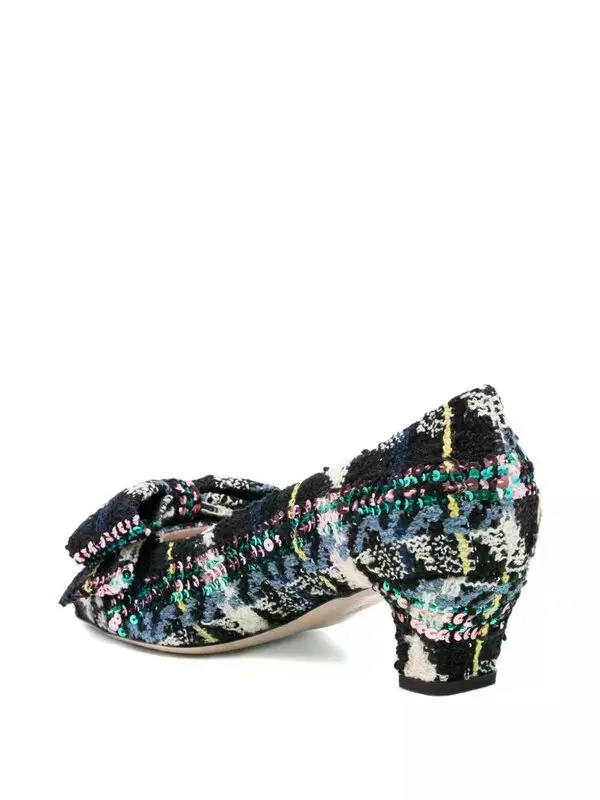 Valentino Garavani 45mm Bowow Pumps - Black