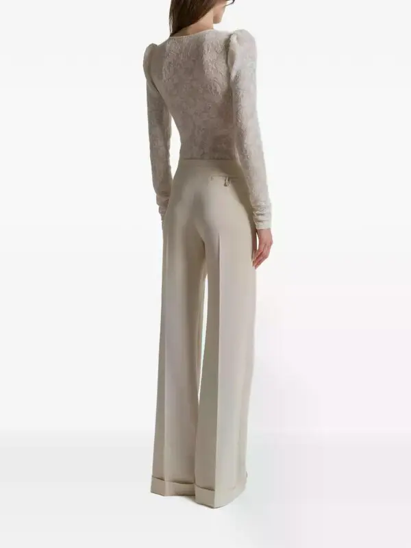 Alberta Ferretti Cuffed Trousers