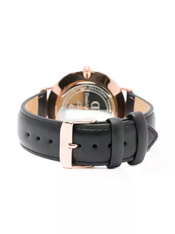 DANIEL WELLINGTON Sheffield Multi-eye 40mm Watch - Black