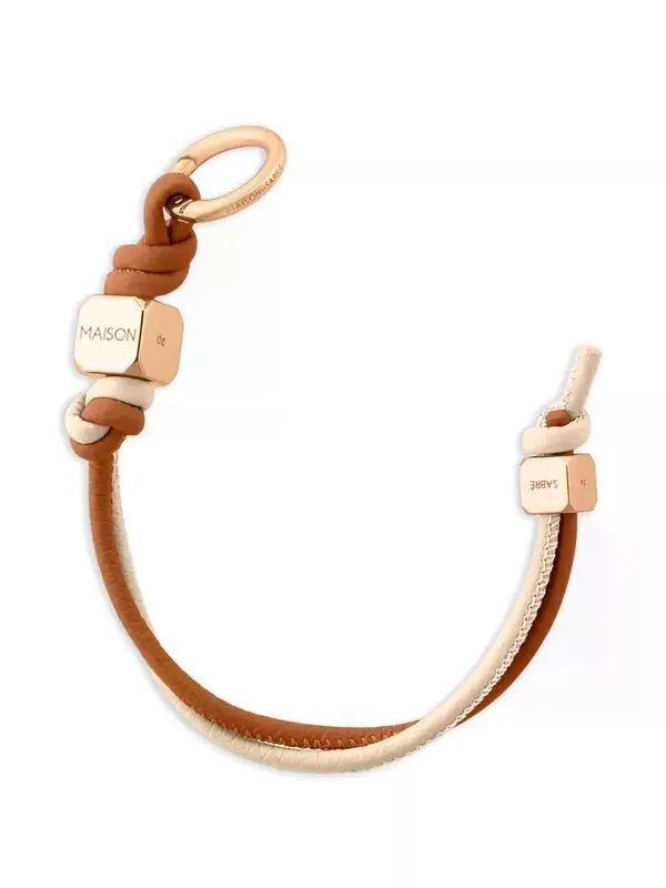 MAISON DE SABRE Leather Charm - Brown