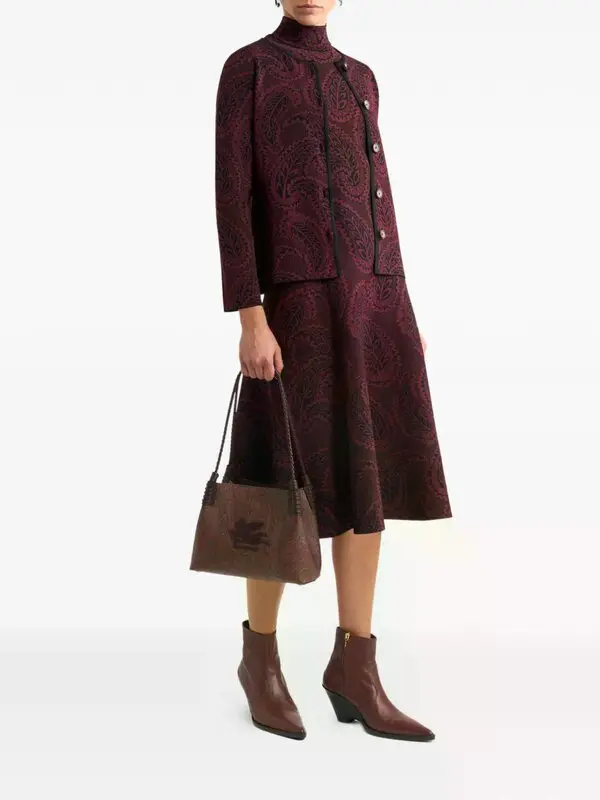 Etro Jacquard Buttoned Cardigan