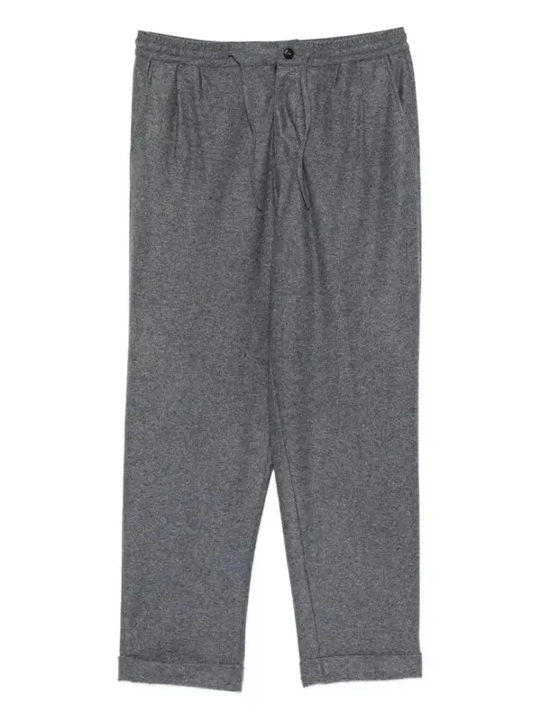 Fedeli Harvard Drawstring Trousers - Grey