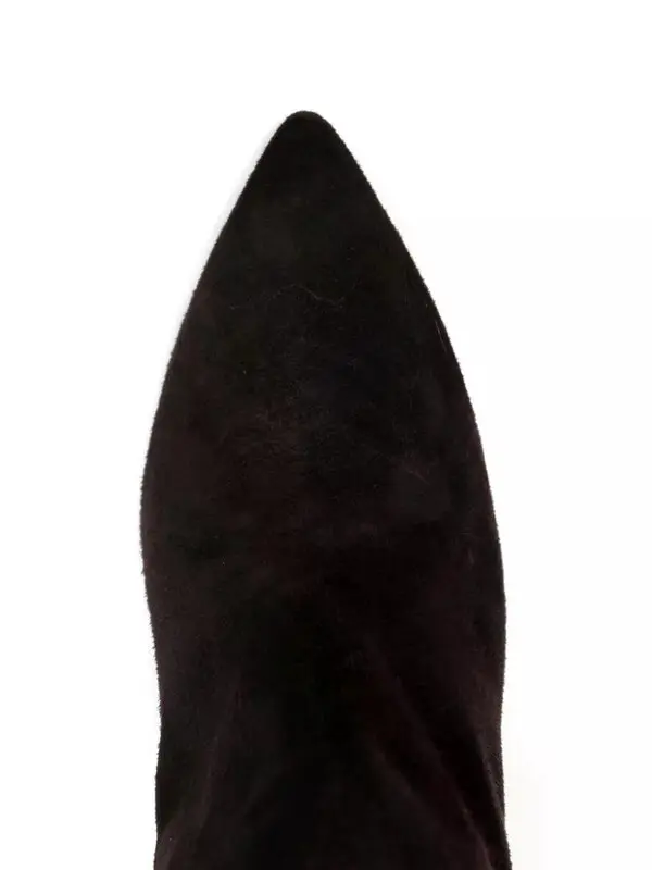 VIA ROMA 15 85mm Ruched Suede Boots