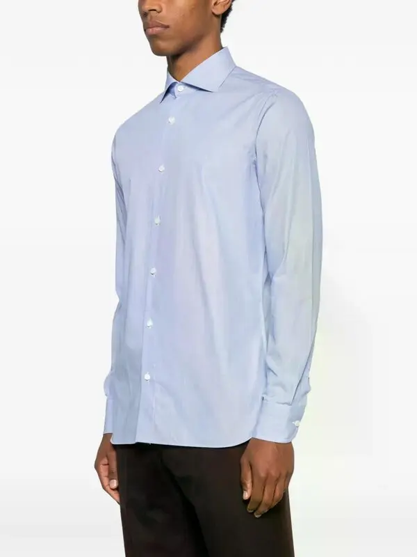 TRUZZI Cotton Shirt - Blue